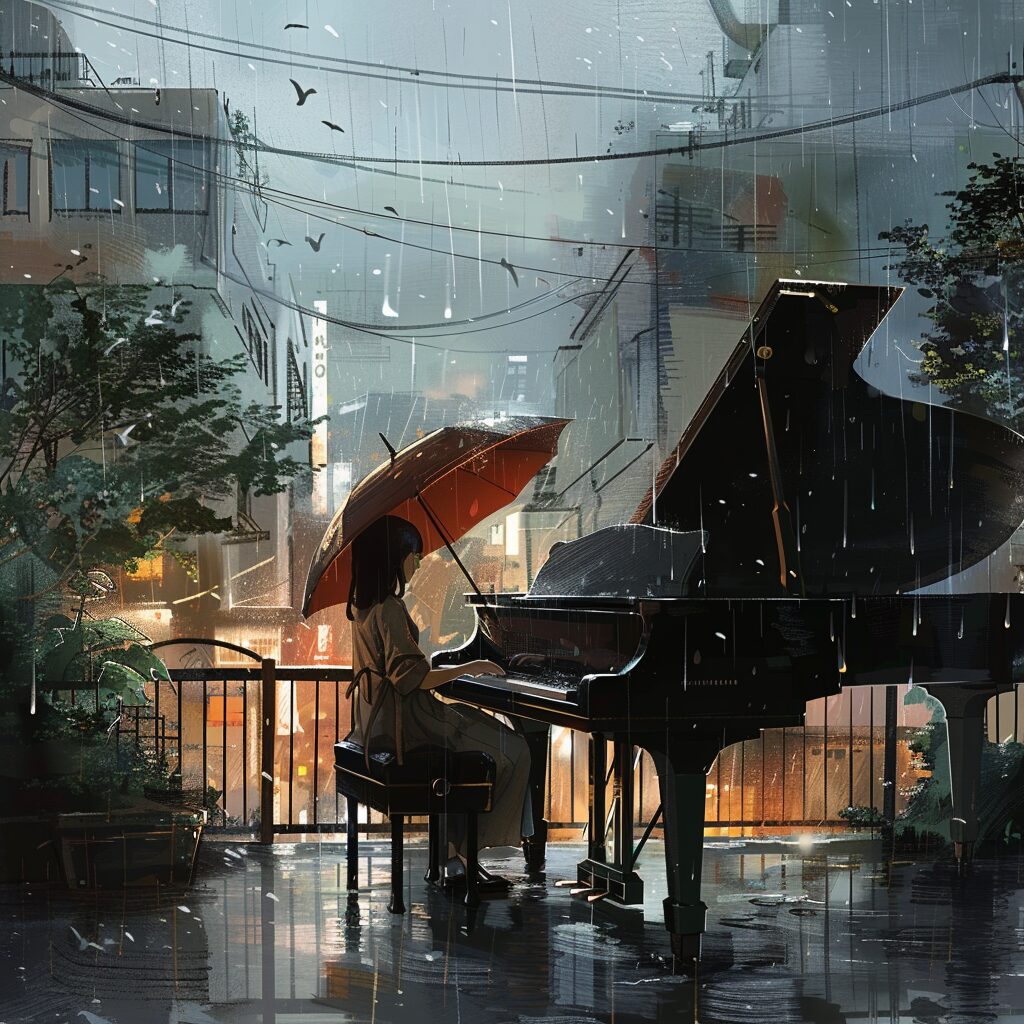 Chill Piano - Melted in the Rain - YouTuber向けロイヤリティフリーBGM「BGM LIBRARY」