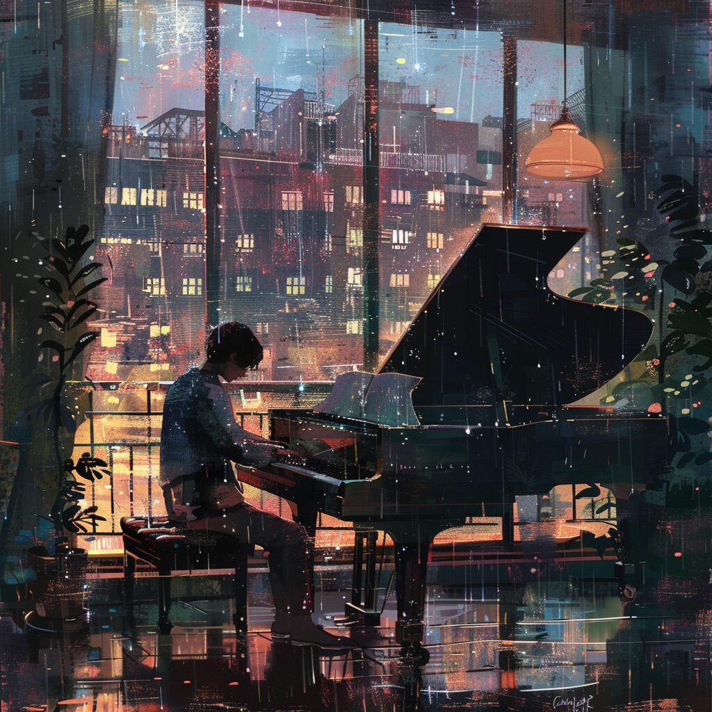 Chill Piano - Soundtrack of a Rainy Day - YouTuber向けロイヤリティフリーBGM「BGM ...