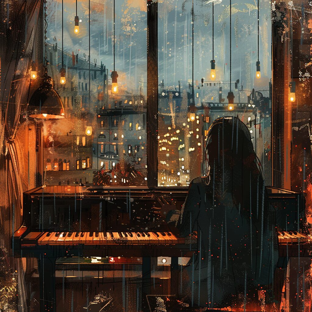 Chill Piano - Drops on the Window - YouTuber向けロイヤリティフリーBGM「BGM LIBRARY」